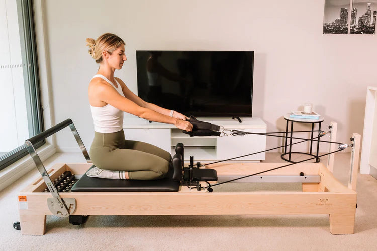 Full Studio Experience With Foldable Home Reformer - Pilates Direct